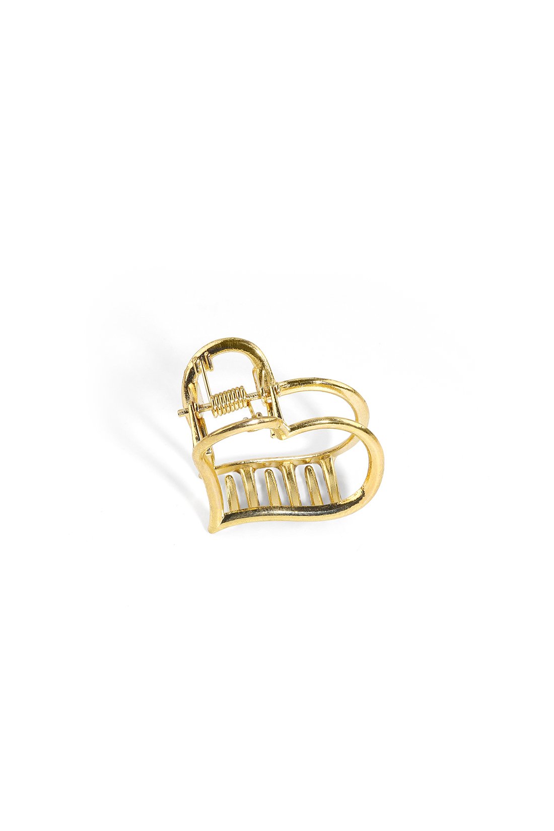 Heart Hair Claw Clip - Gold – Saussy